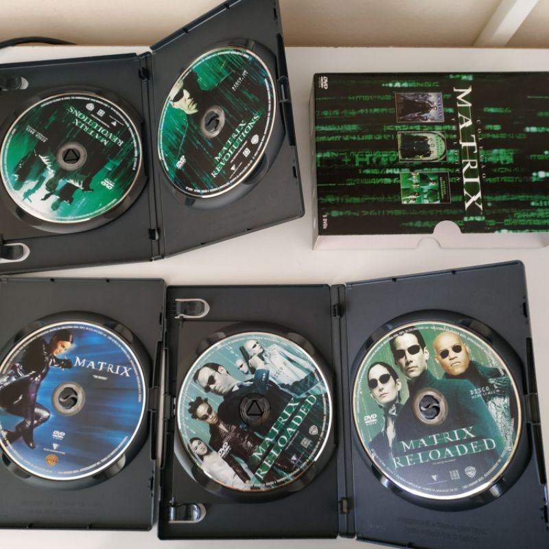 Box Trilogia Matrix com Extras 5 DVDs | Shopee Brasil