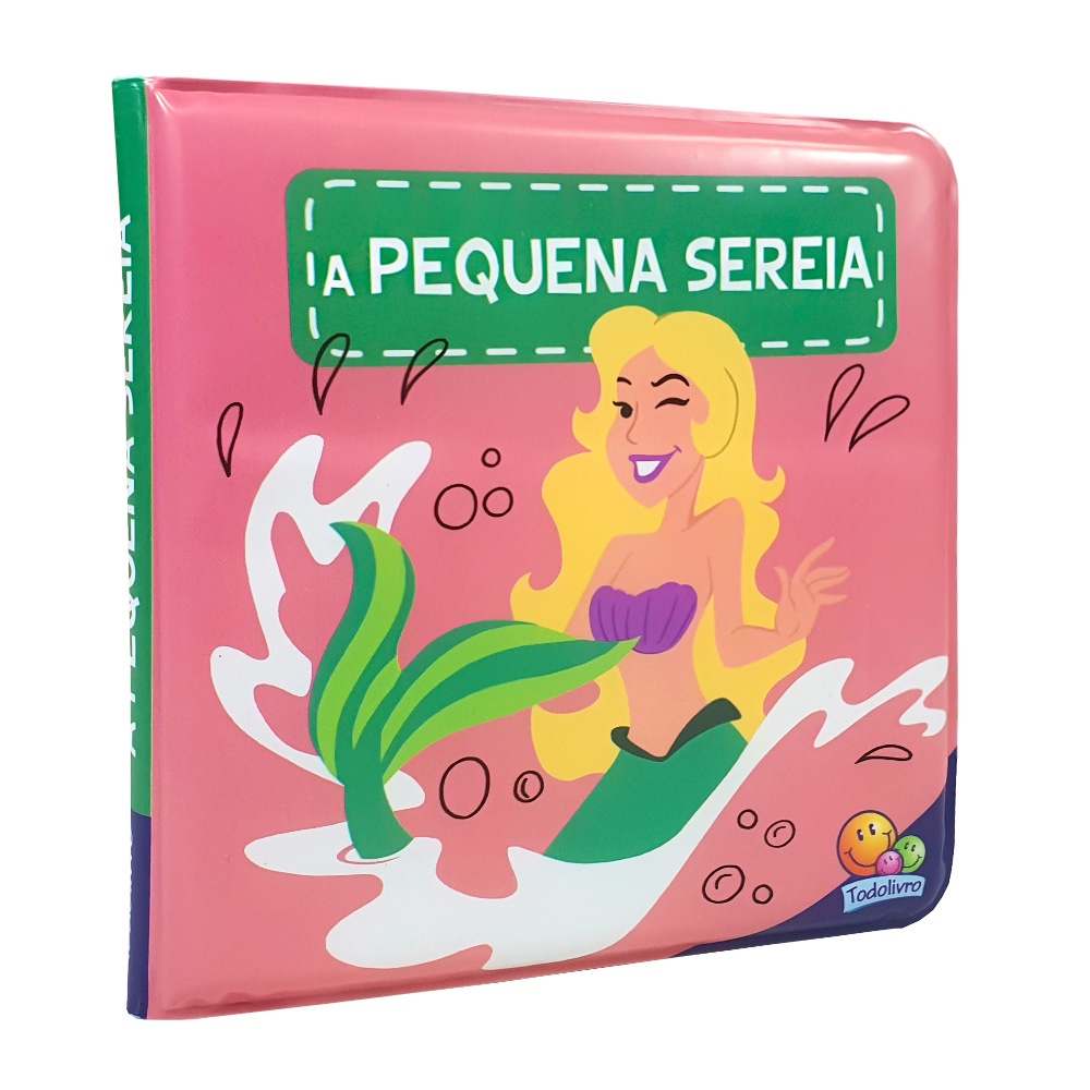 Livro de Banho Divertido | A Pequena Sereia | Shopee Brasil