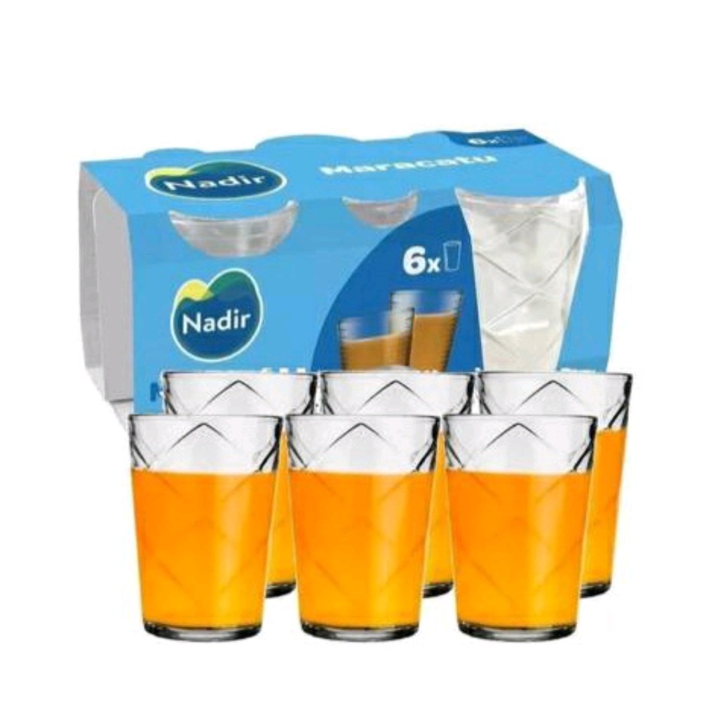 Jogo De Copo Nadir Com 6 Copos 190ml | Shopee Brasil