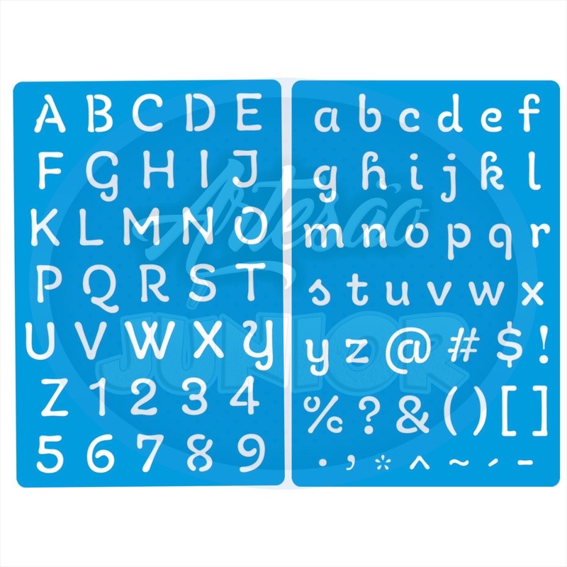 Stencil de Letras UNIDADE (Estencil Alfabeto e Numerais) | Shopee Brasil