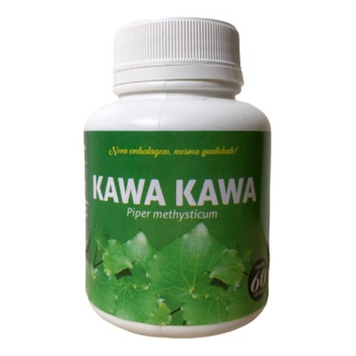Kawa Kawa 1 Frasco Kava Kava 60 Cápsulas 500 mg | Shopee Brasil