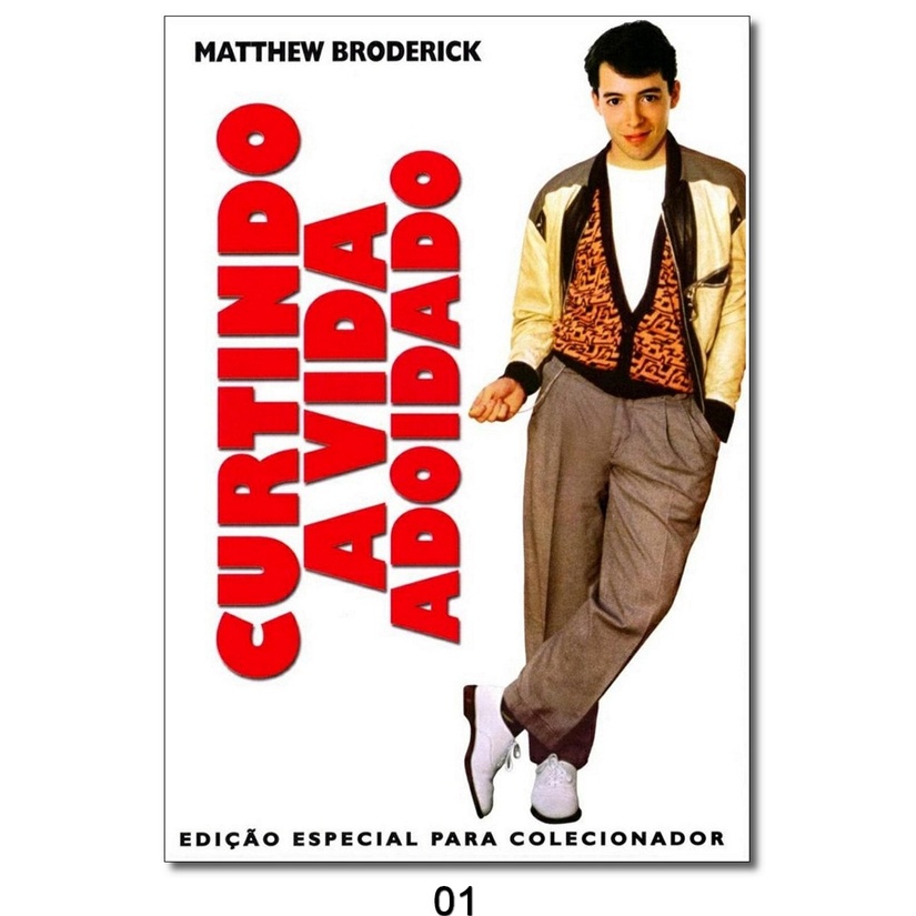 Poster Filme 01 Curtindo a Vida Adoidado (1986) (20X30 e 30X42) Cartaz ...