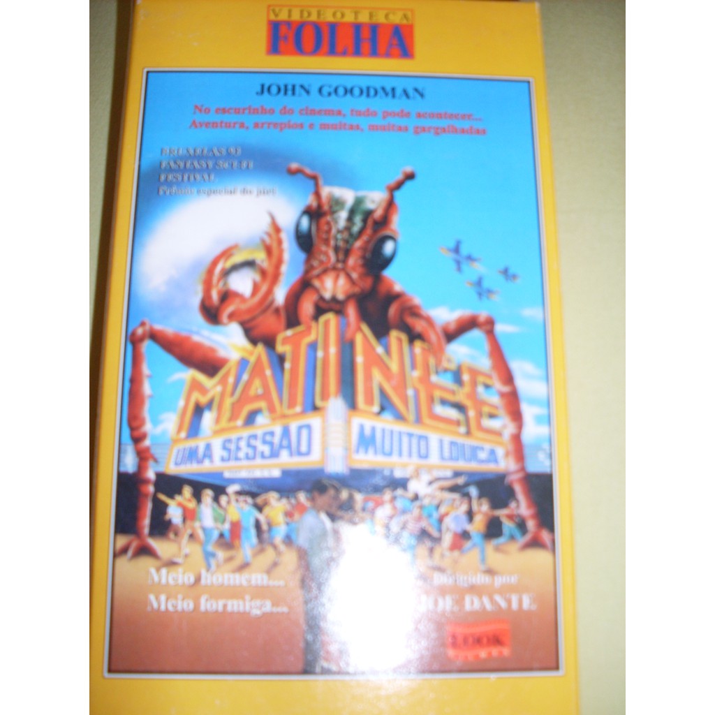 VHS ORIGINAL MATINEE - UMA SESSÃO MUITO LOUCA | Shopee Brasil
