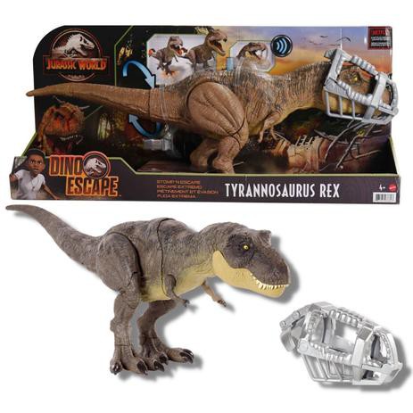Dinossauro Tyrannosaurus Rex - Fuga Extrema - Jurassic World - Mattel ...