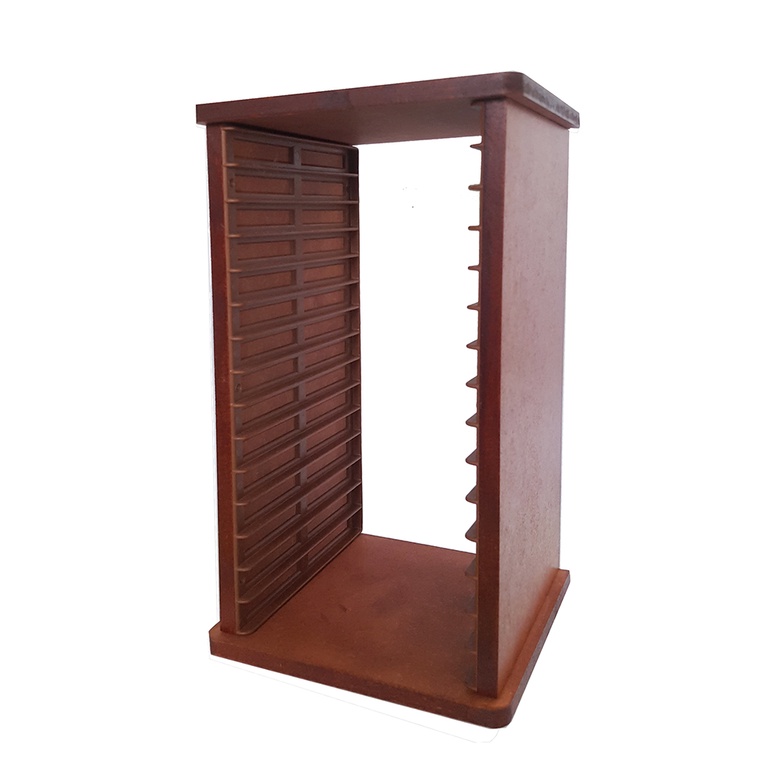 Porta CD de Madeira para 15 CDs | Shopee Brasil