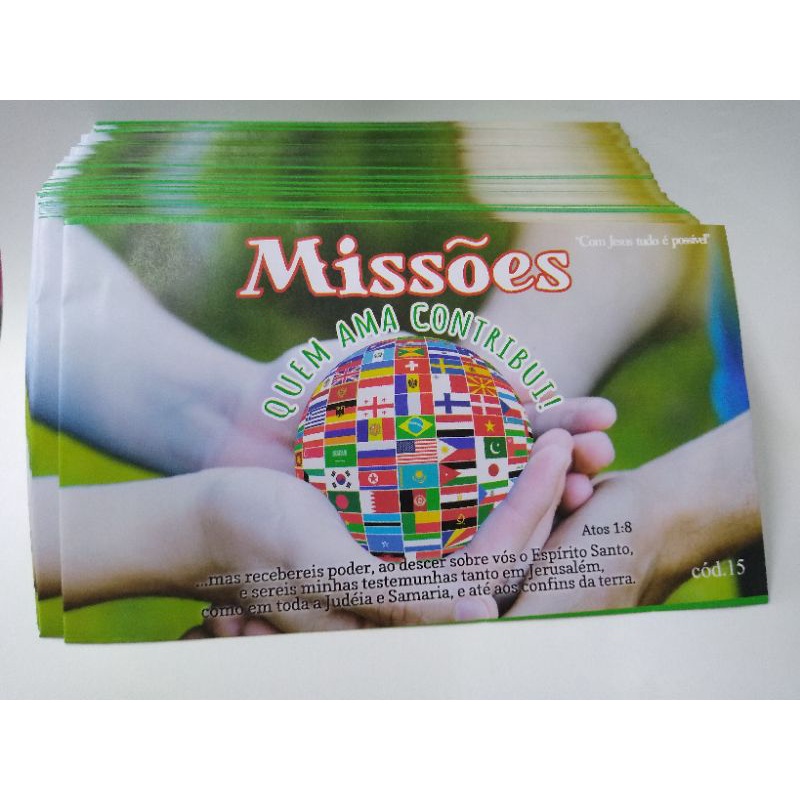 Envelope Para Oferta Missionária | Shopee Brasil