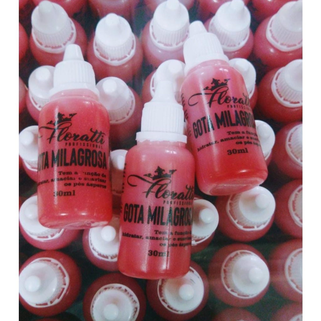 Kit 7 Gotas Milagrosas ideal para rachadura dos pés | Shopee Brasil