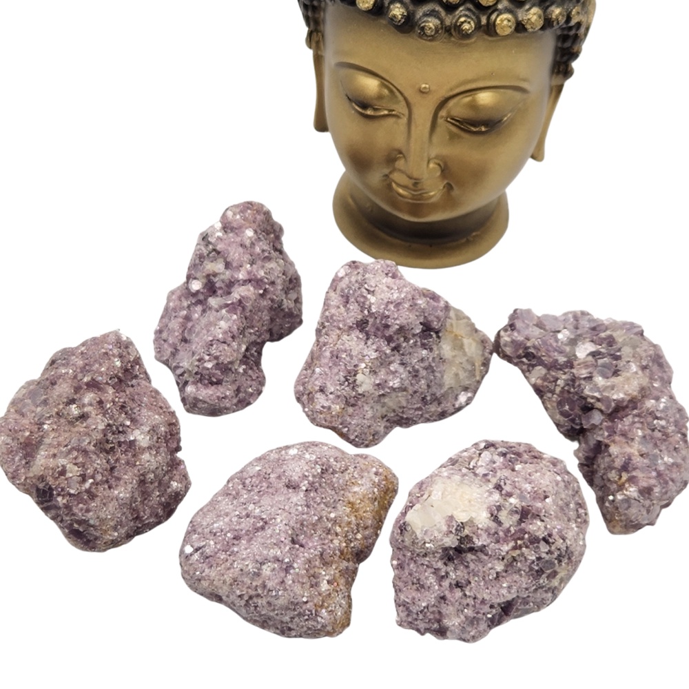 Pedra Mica Roxa bruta natural com excelente qualidade de cristal a ...