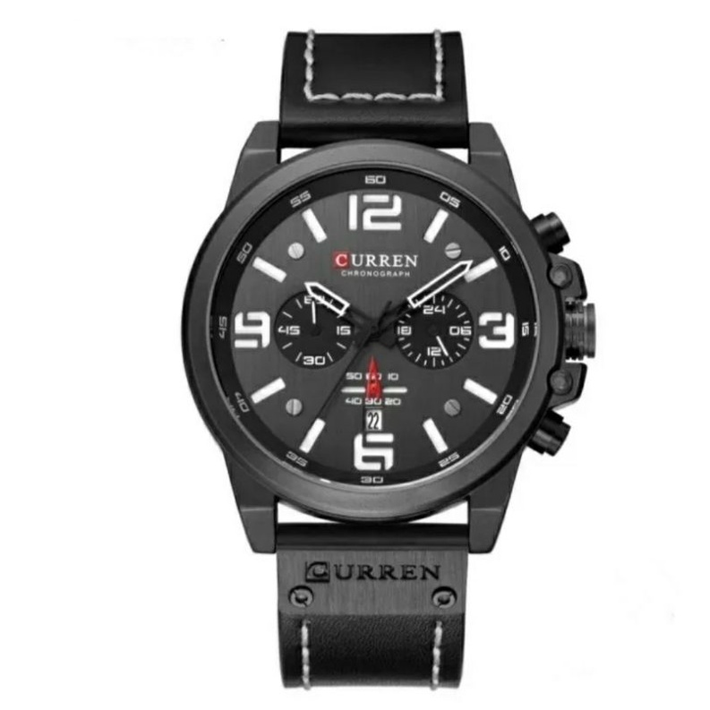 Relógio Masculino Curren Social Esportivo Couro Original Shopee Brasil