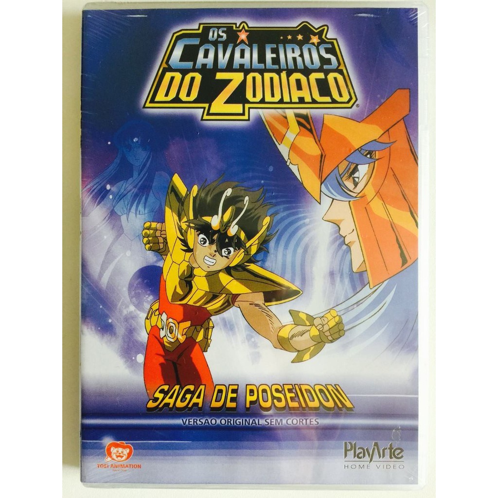Dvd Os Cavaleiros Do Zodíaco - Volume 19 Saga de Poseidon | Shopee Brasil