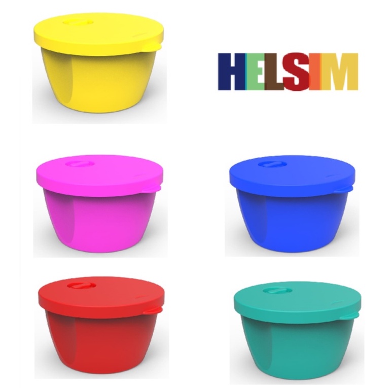 Pote HELSIM 350 ML Redondo Tampa Marmita com Válvula - Solido Cozinha ...