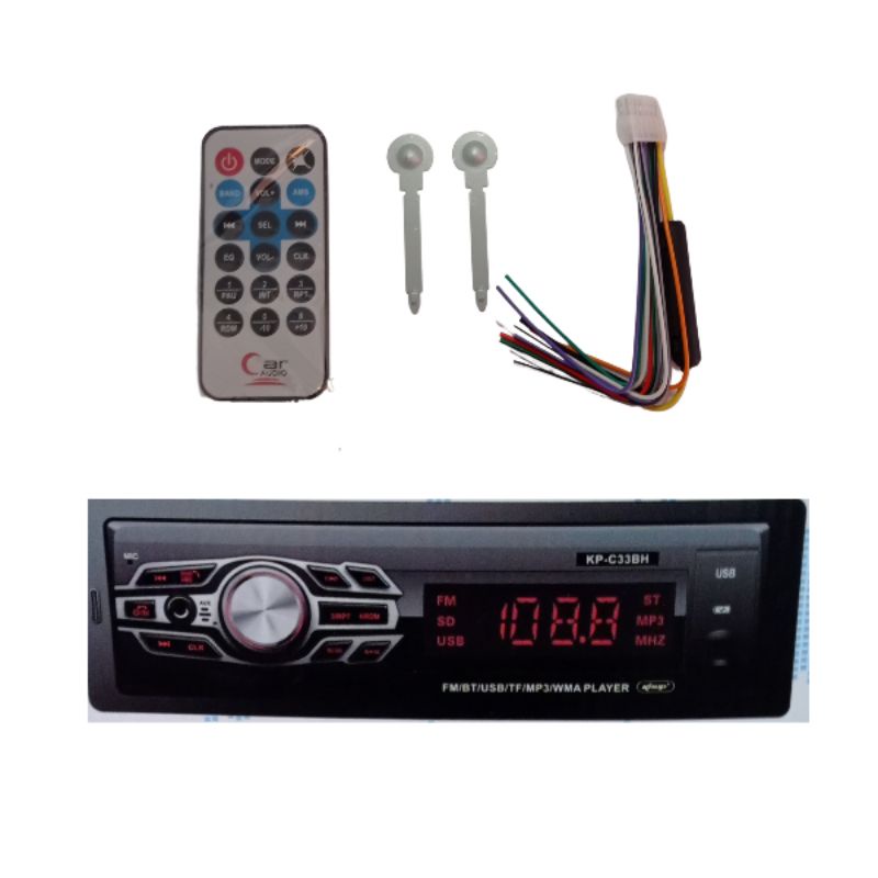 Som Automotivo Knup Kp-c33bh Bluetooth Pendrive E Cartão Usb e Aux | Shopee Brasil