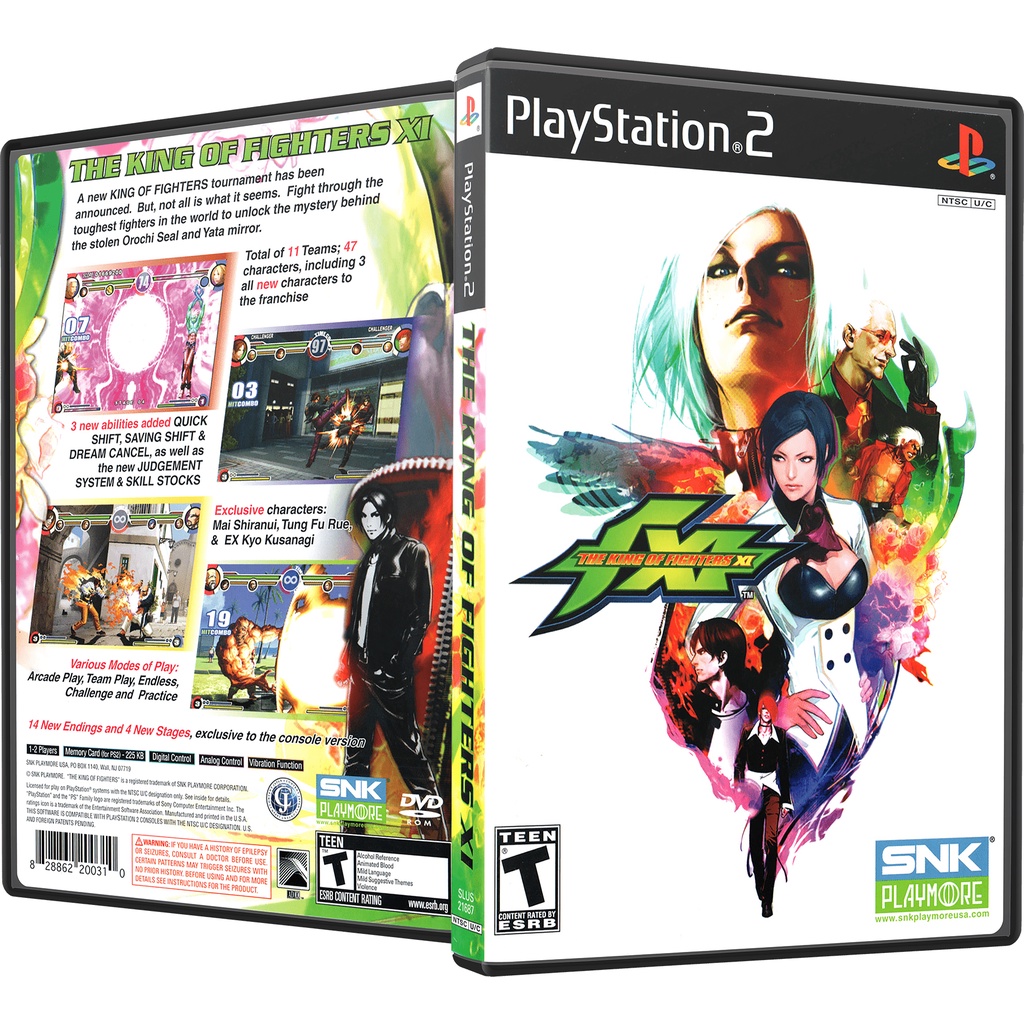 King of Fighters XI (USA) para ps2 | Shopee Brasil