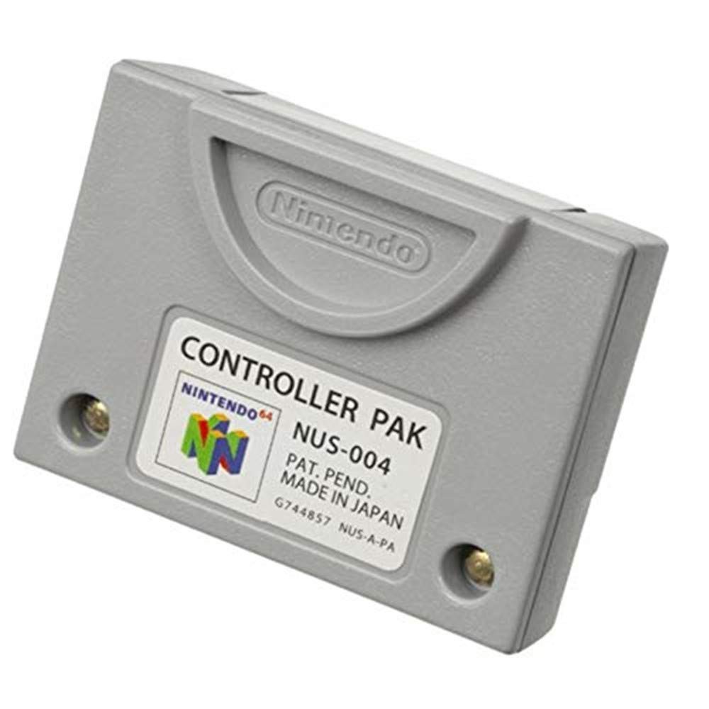 Memory Card Nintendo 64 - Controller Pak (NUS-004) | Shopee Brasil