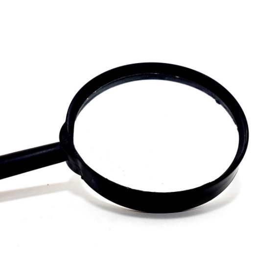 Lupa De Vidro Preta 75 mm | Shopee Brasil