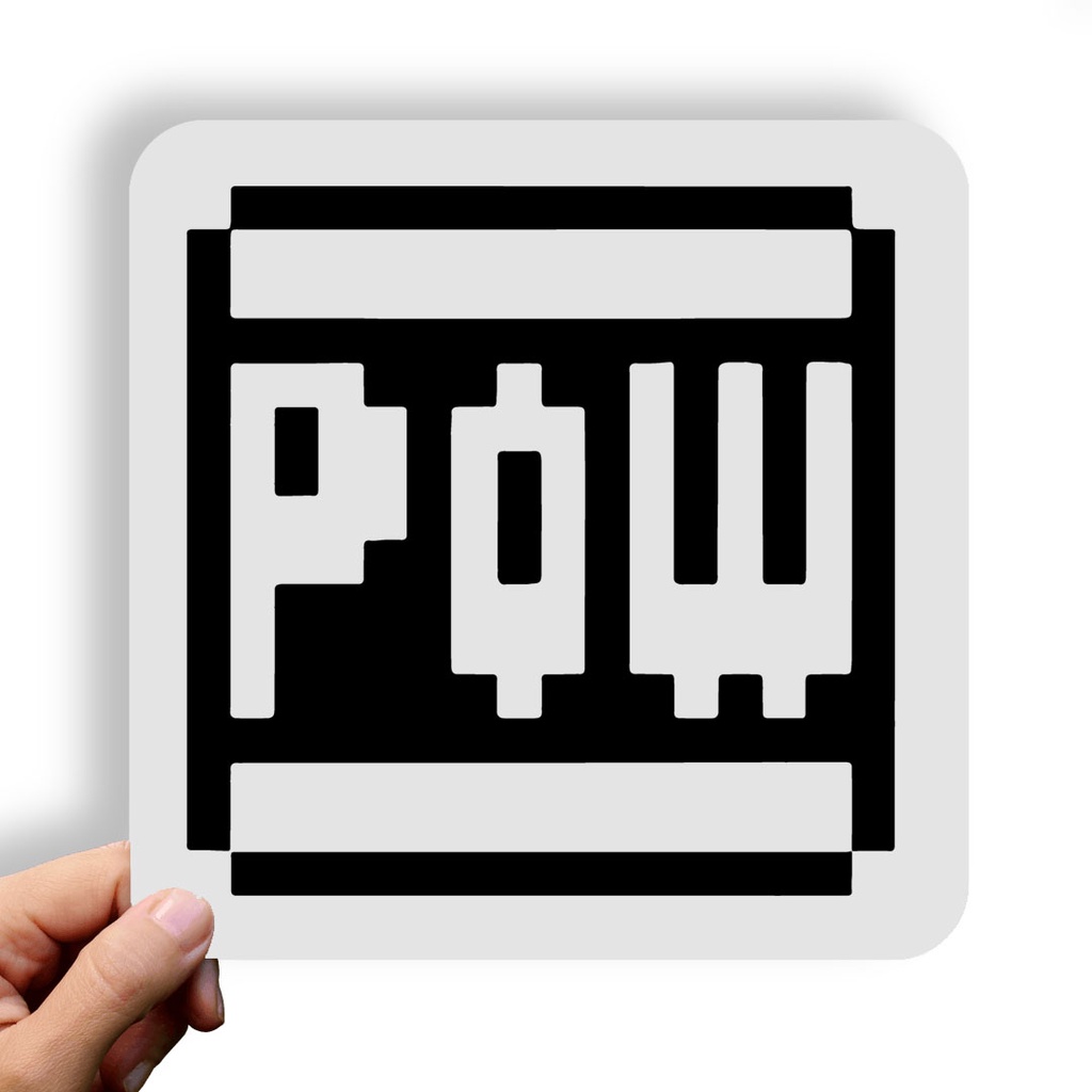 Adesivo - 14x14cm - Pow Pixels 8 Bits Games | Shopee Brasil