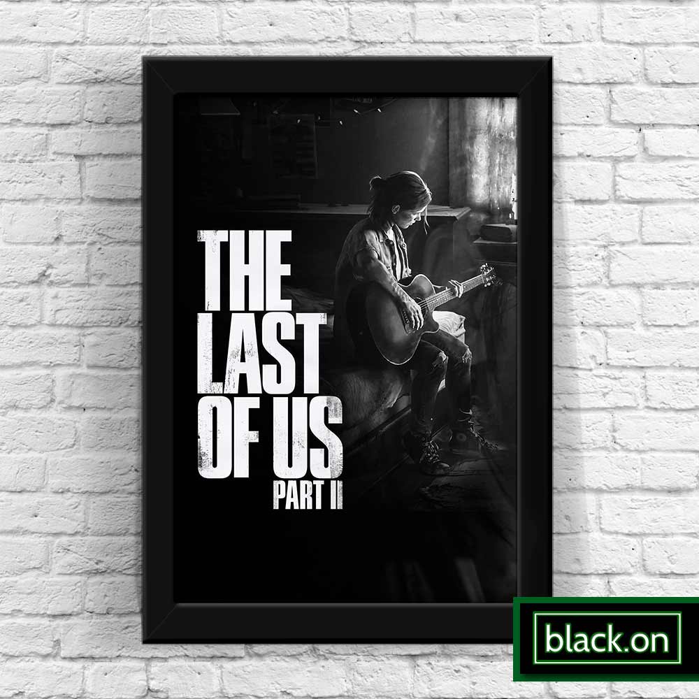 Quadro Com Moldura Poster Decorativo The Last Of Us TLOU 1 Part 2 Joel ...