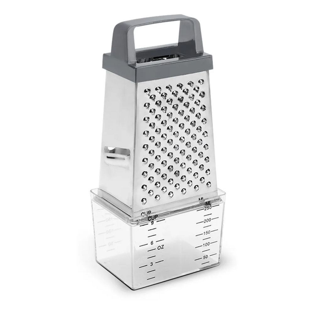 Ralador 4 Faces Com Coletor Top Pratic - BRINOX | Shopee Brasil