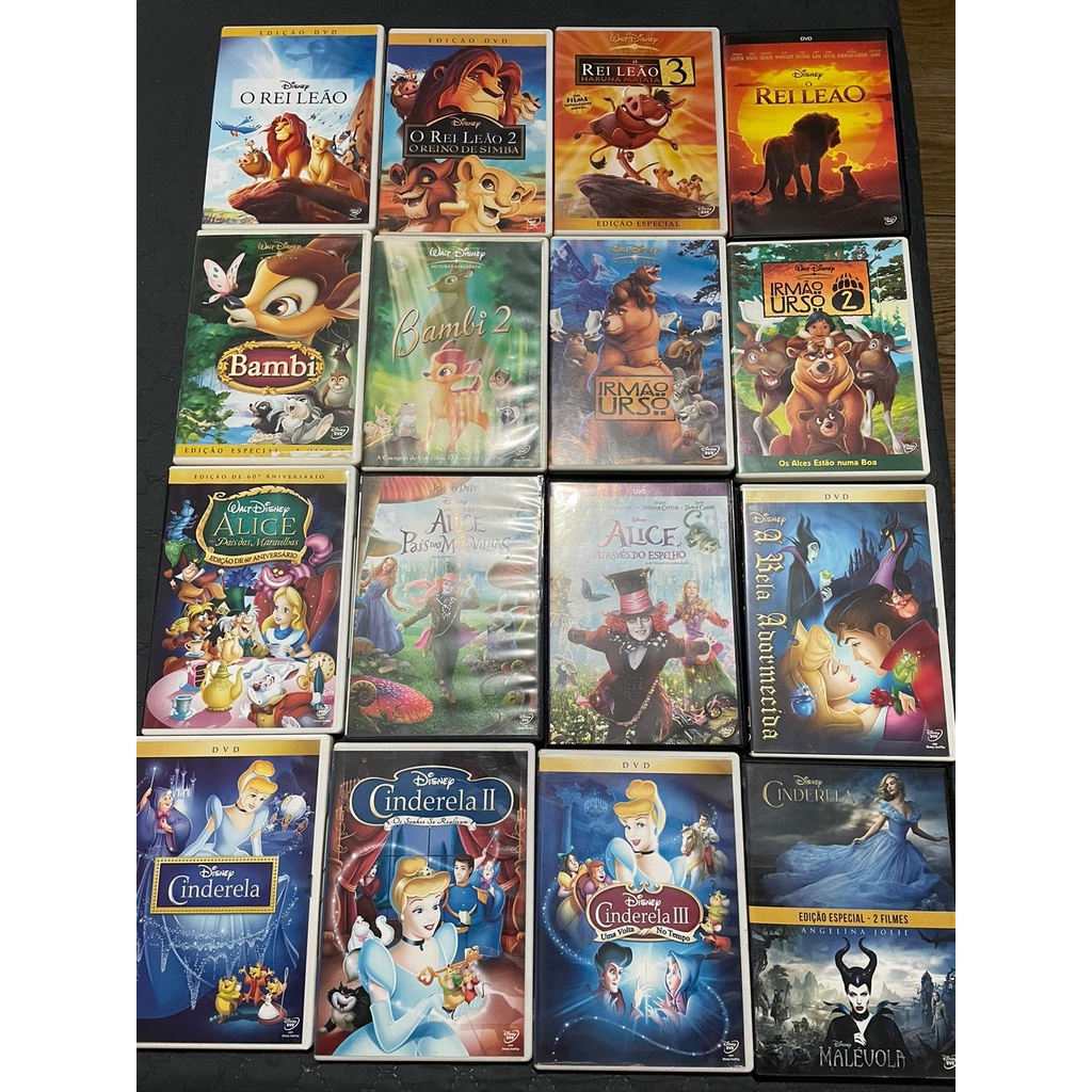 DVDs DISNEY/PIXAR | Shopee Brasil