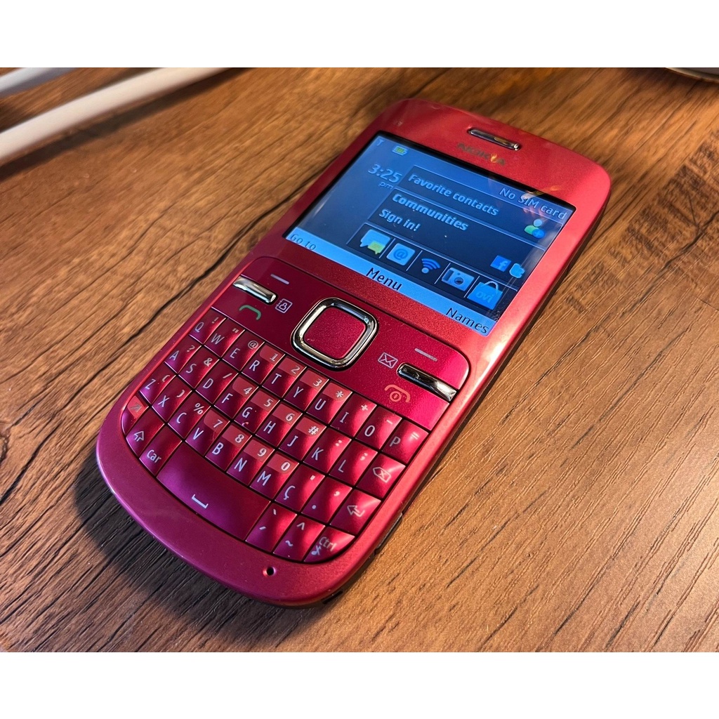 Novo Nokia C3-00 original Com Telefone Reto De Desbloqueio Wifi ...