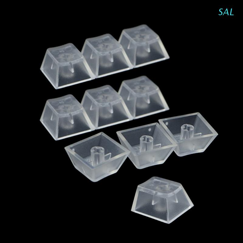 Sal 10pcs Abs Transparentes Keycaps Teclado Mecânico Matte Key Caps ...