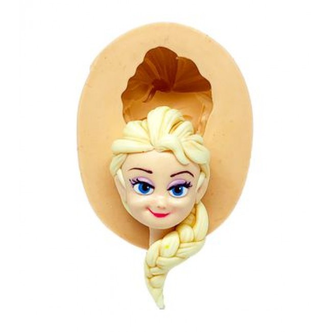 Molde de Silicone Frozen Rosto Elsa | Shopee Brasil
