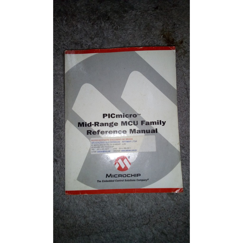 PICmicro - Mid-Range MCU Family Reference Manual (livro usado) | Shopee Brasil