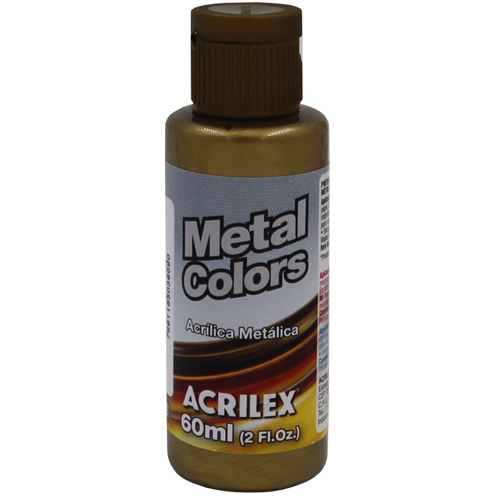 Tinta Acrílica Bronze Metálico (60ml) | Shopee Brasil