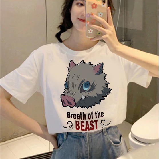 Camiseta T-Shirt Inosuke Hashibira - Kimetsu no Yaiba (Demon Slayer ...