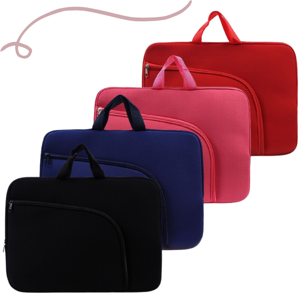 Capa Pasta Maleta Bolsa Para Notebook Ultrabook Macbook Com Alça ...