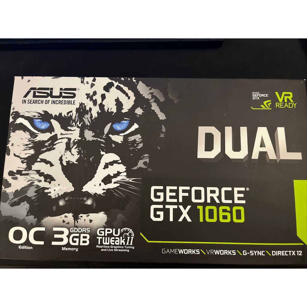 ASUS Dual GeForce GTX 1060 3GB Graphic Card (DUAL-GTX1060-O3G) | Shopee ...