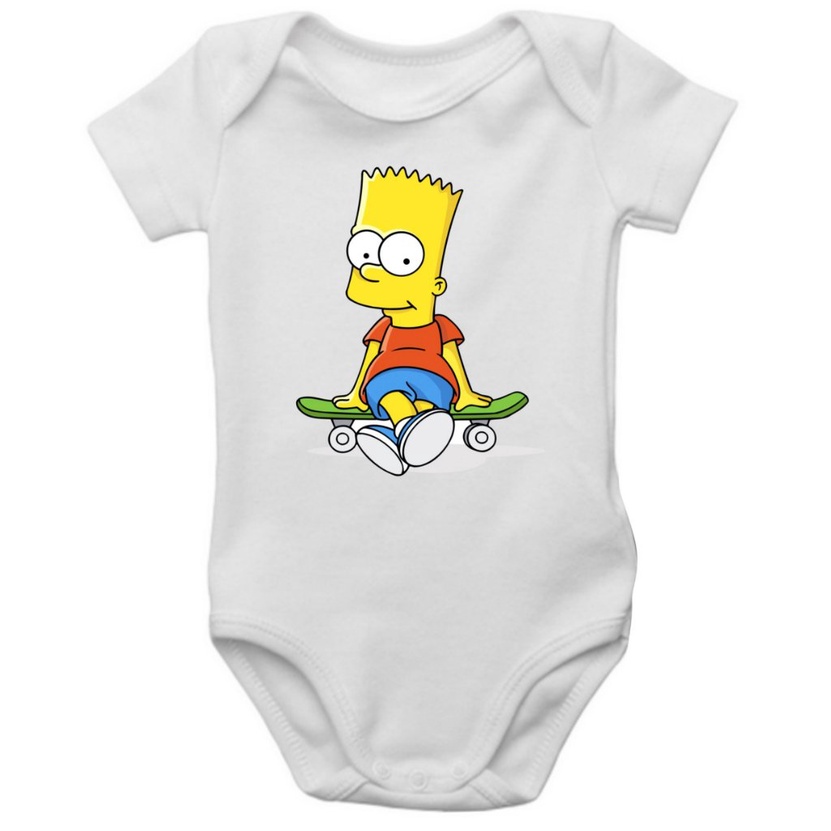 Body Bebê Bart Simpson Os Simpsons Desenho | Shopee Brasil