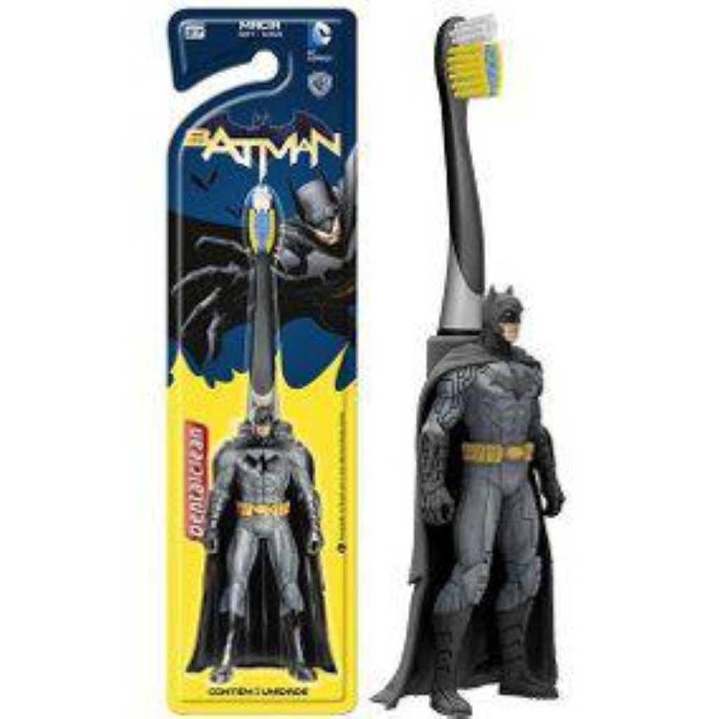 Escova de Dentes Infantil Batman 3D - Dental Clean | Shopee Brasil