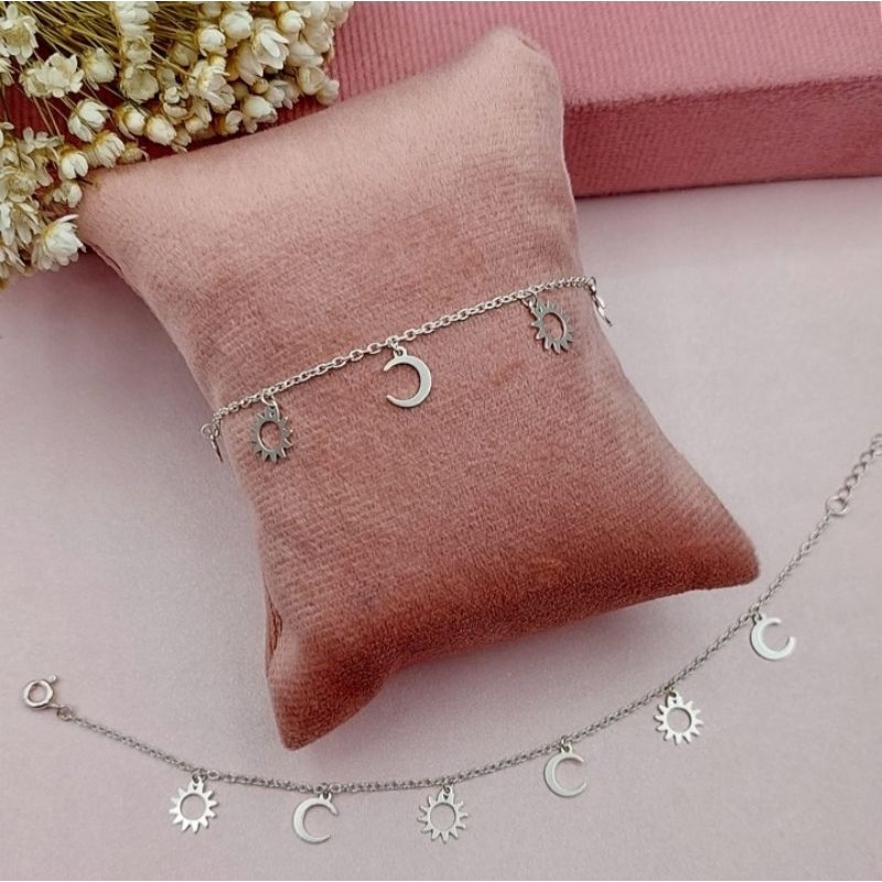Pulseira Sol e Lua | Shopee Brasil