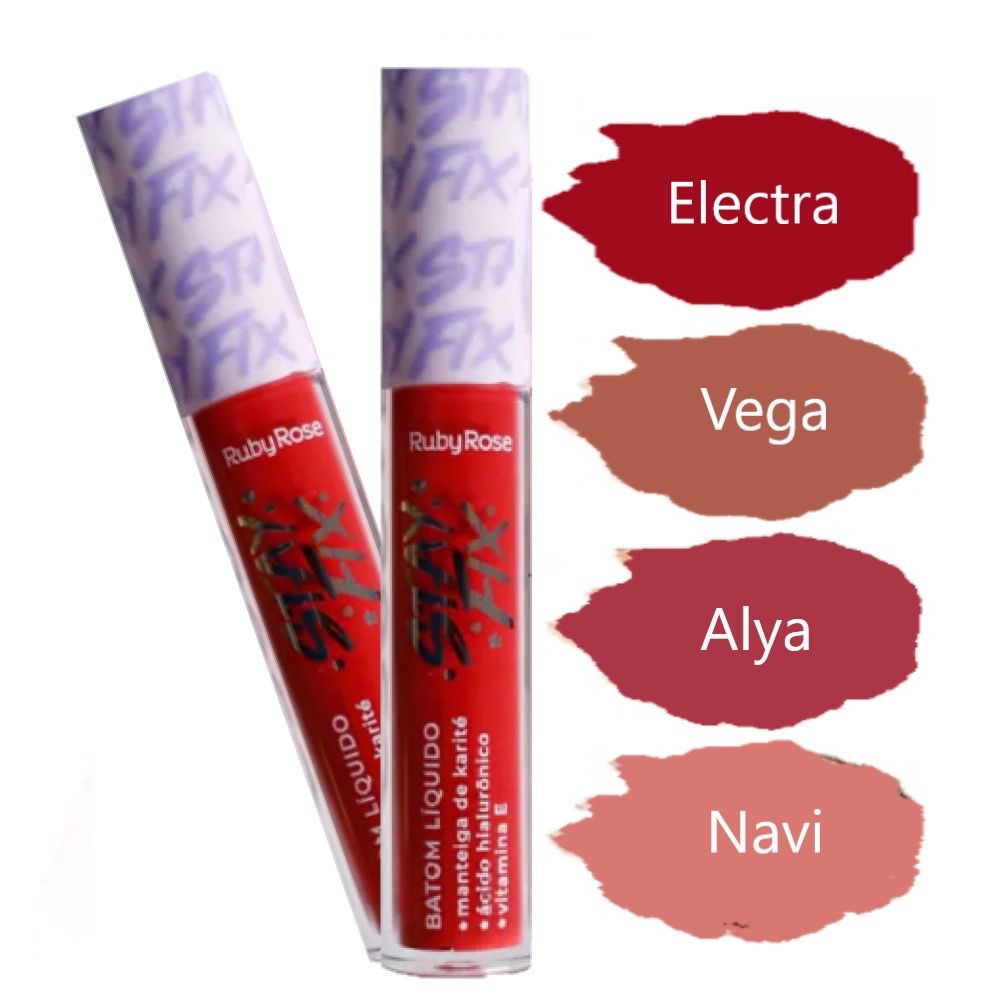 Batom Liquido Ruby Rose linha Stay Fix HB569 | Shopee Brasil