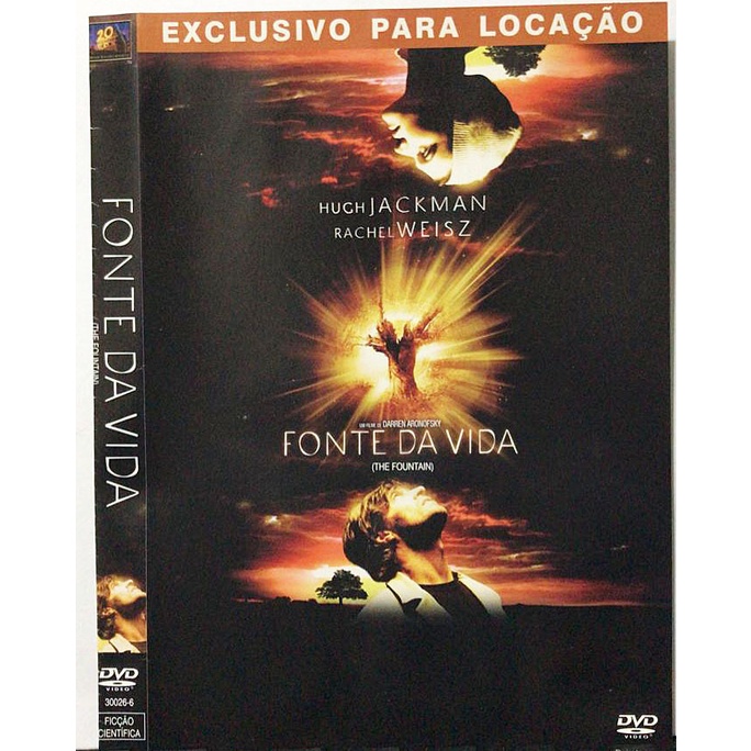 DVD Fonte da Vida. Rachel Weisz, Hugh Jackman, Ellen Burstyn, Sean ...