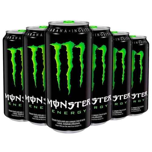 Energético Monster Tradicional Lata 473ml - Mosnter da Energia | Shopee ...