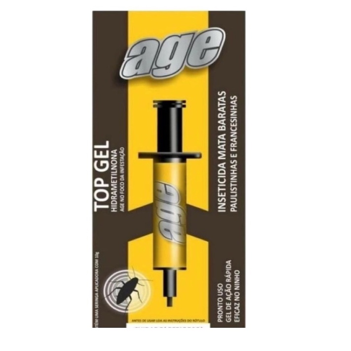 Gel Mata Barata Seringa Dedetizador 10g Age antigo Arraze | Shopee Brasil
