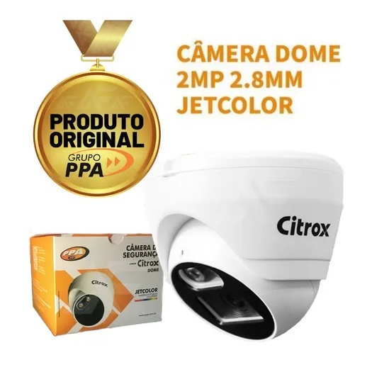 Camera Dome Cftv Ppa Citrox Full Hd 4x1 2.0mp Full Color | Shopee Brasil