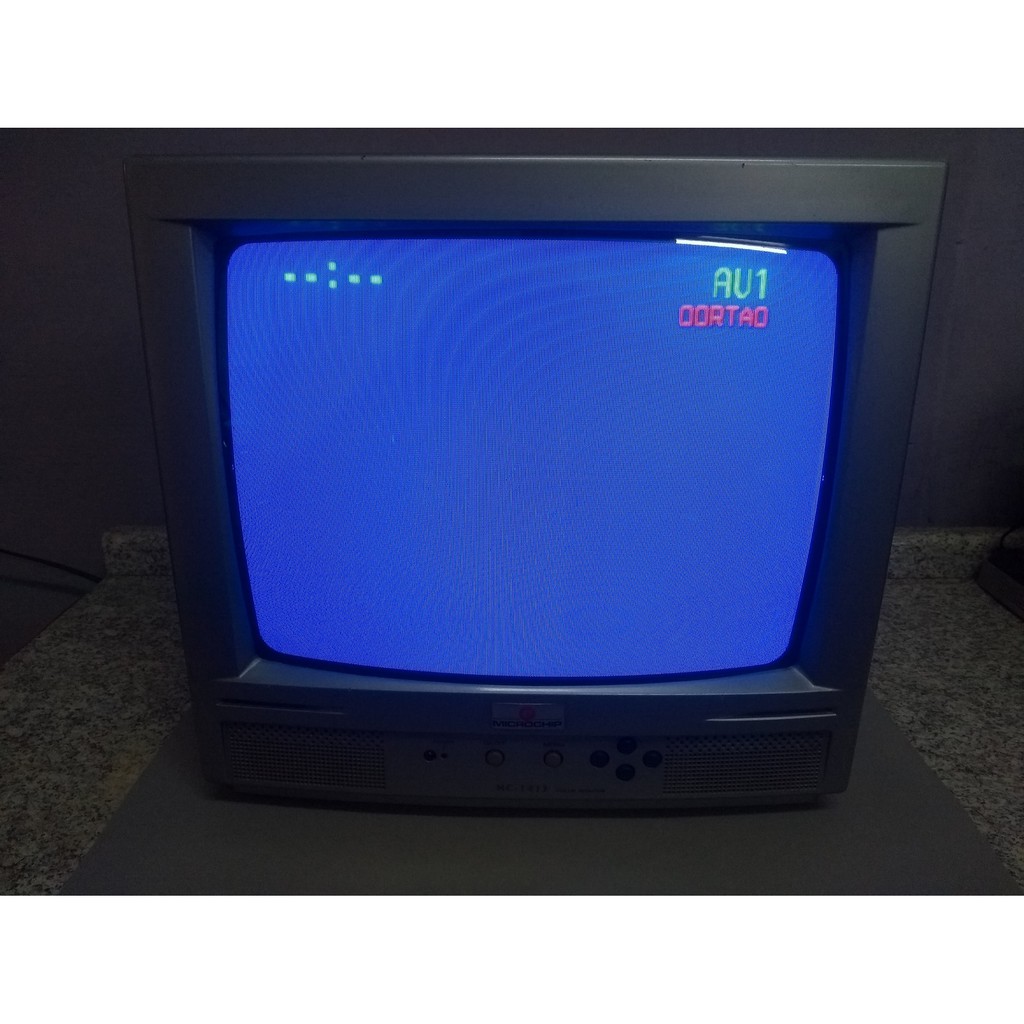 Monitor 14 polegadas color Microchip | Shopee Brasil