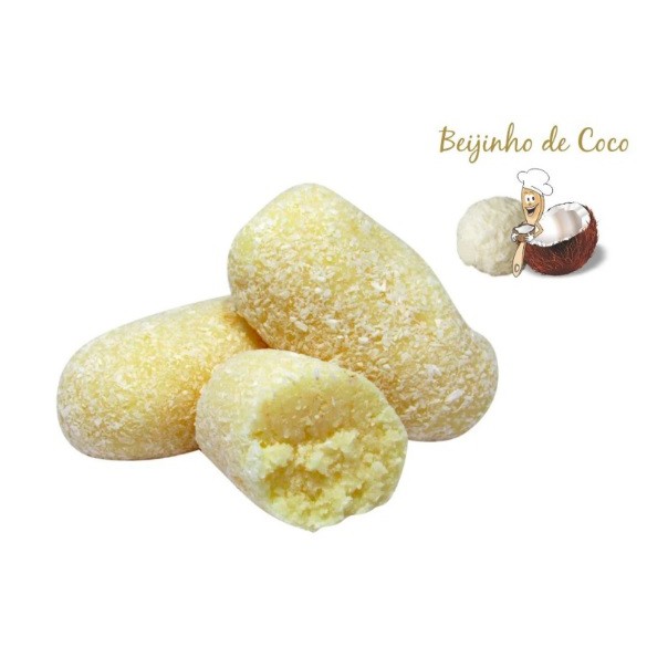 Docinho de coco - Beijinho - Leite Condensado - 20 unidades de 40 ...