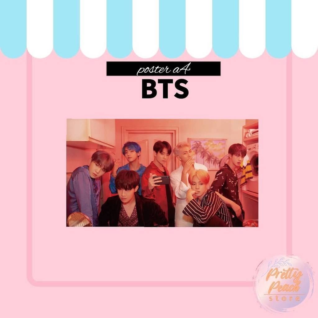 POSTER A4 BTS | Shopee Brasil