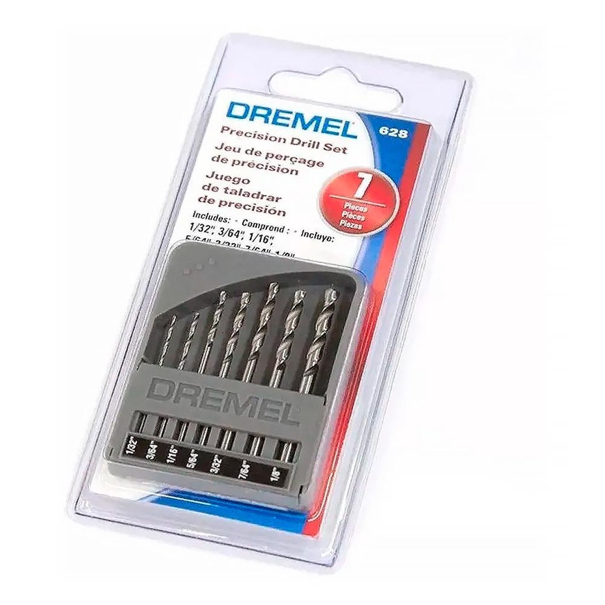 Dremel Kit Brocas 628 Hss 7 Pc 26150628ae000 | Shopee Brasil