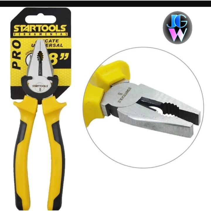 Alicate Universal Profissional Cabo Anatômico 8 polegadas | Shopee Brasil