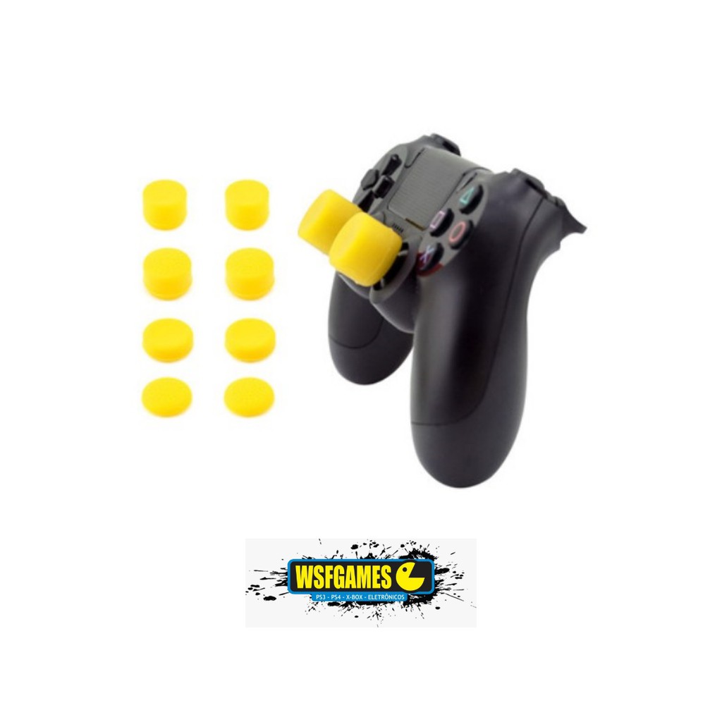 08 Grips Protetor Analógico Extensor Kontrol Freak Controle Ps3 Ps4 Ps5 ...