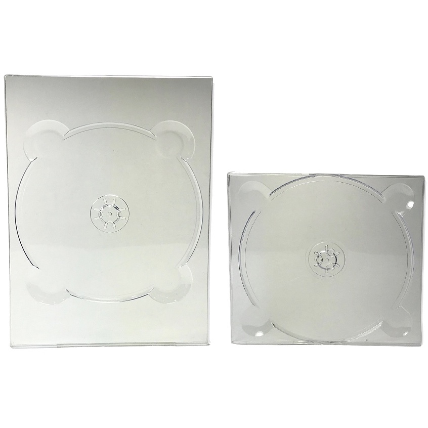 DIGI TRAY TRANSPARENTE CD e DVD - KIT C/100 UNIDADES | Shopee Brasil