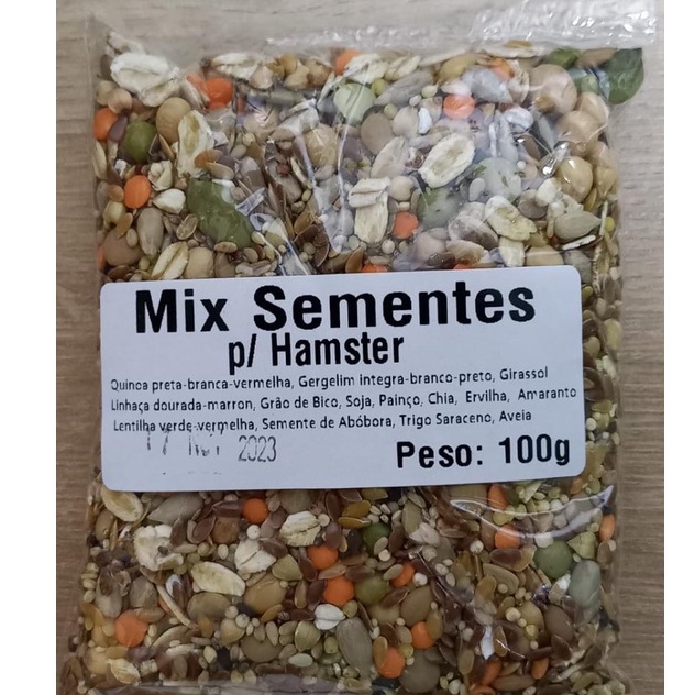 500g Mix de Sementes Para Hamster | Shopee Brasil