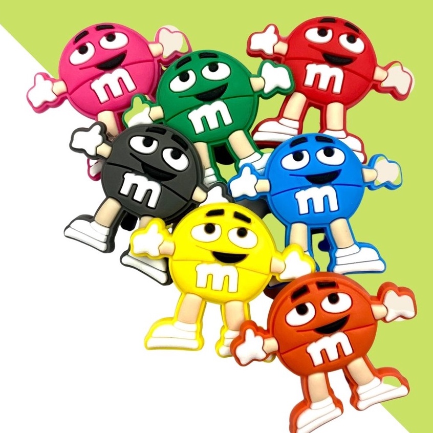 Pin Enfeites Botons Broches Para Crocs Coleção M&Ms | Shopee Brasil