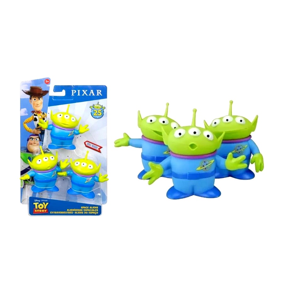 Boneco Toy Story Aliens Do Espaço Articulada 22cm Pixar - Mattel Gtt22 ...