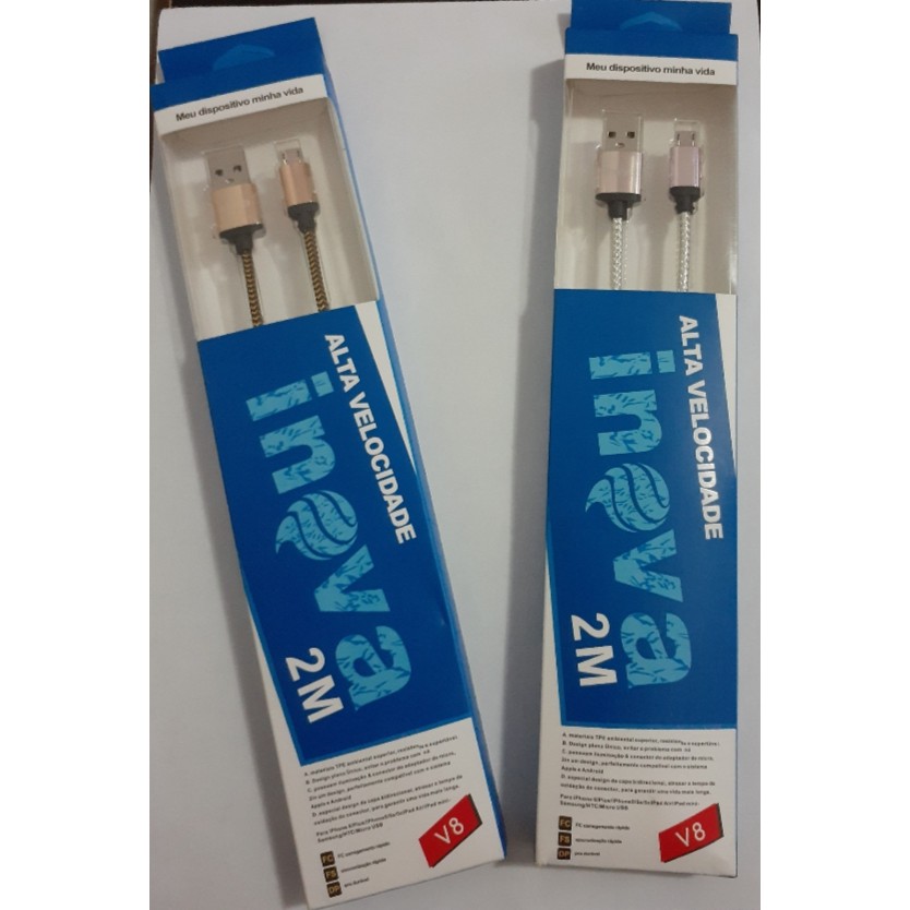 Cabo V8 Inova | Shopee Brasil